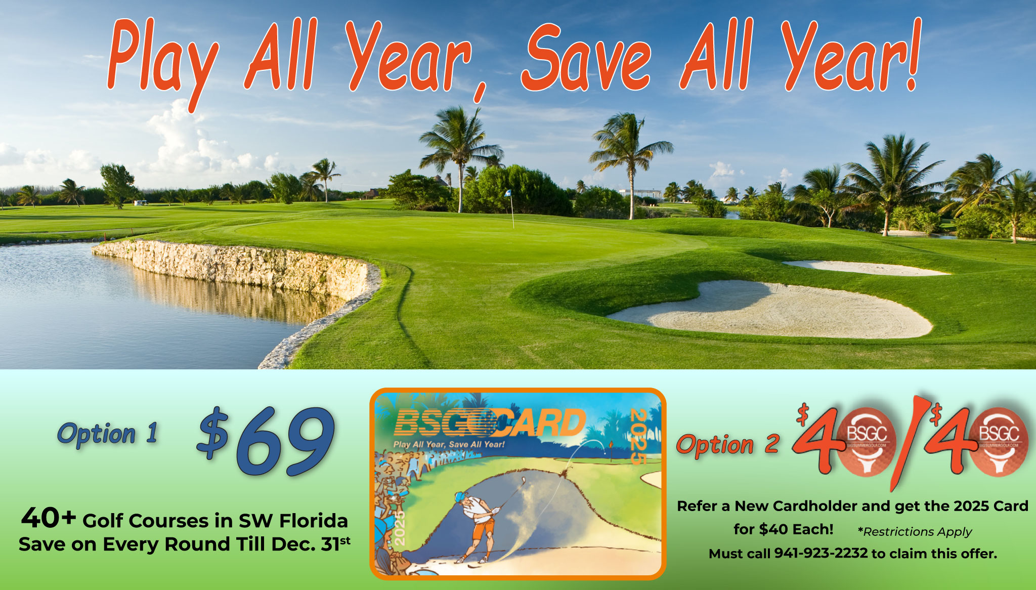 Big Summer Golf Cards Home