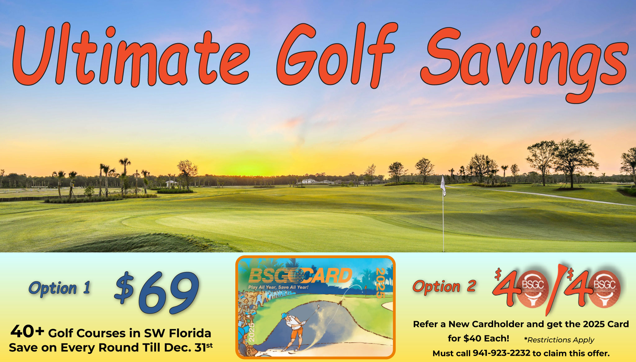 Big Summer Golf Cards Home
